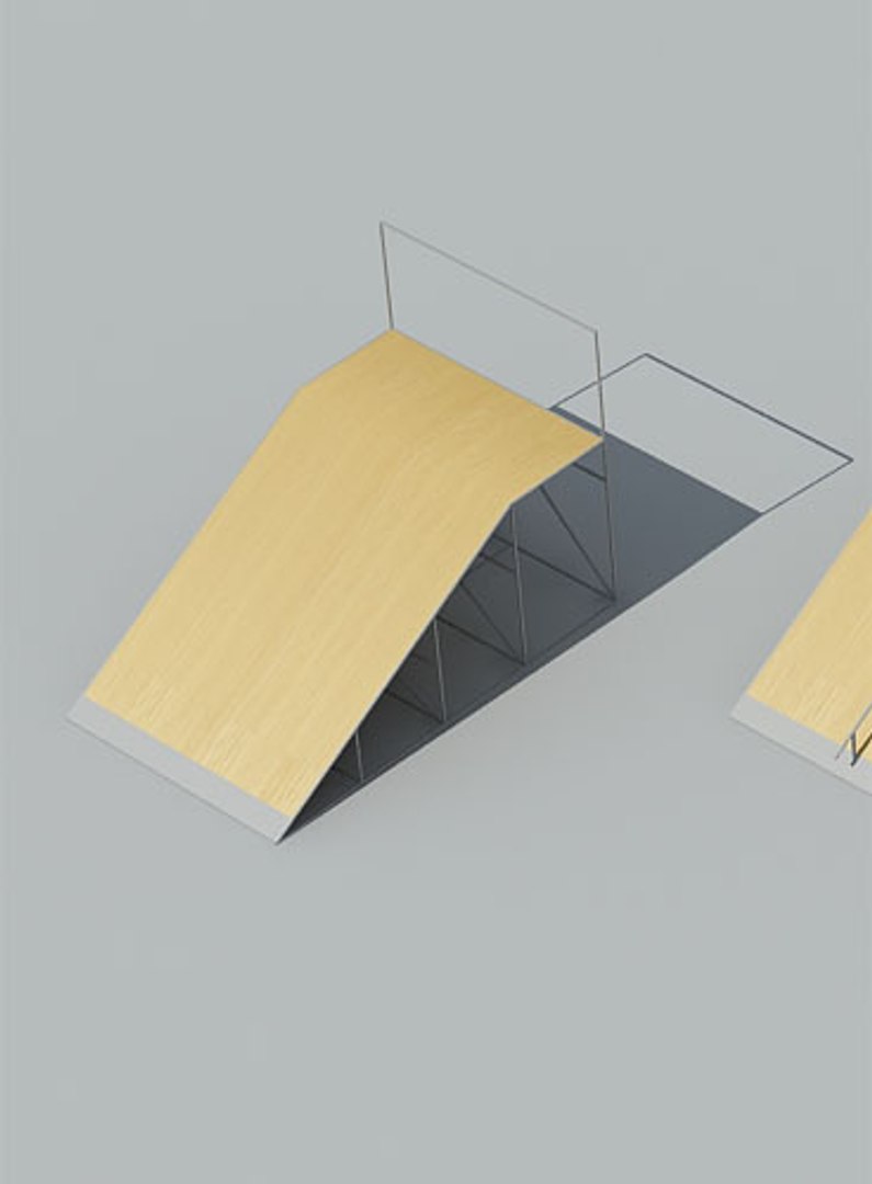 Skate Ramps 3d Model