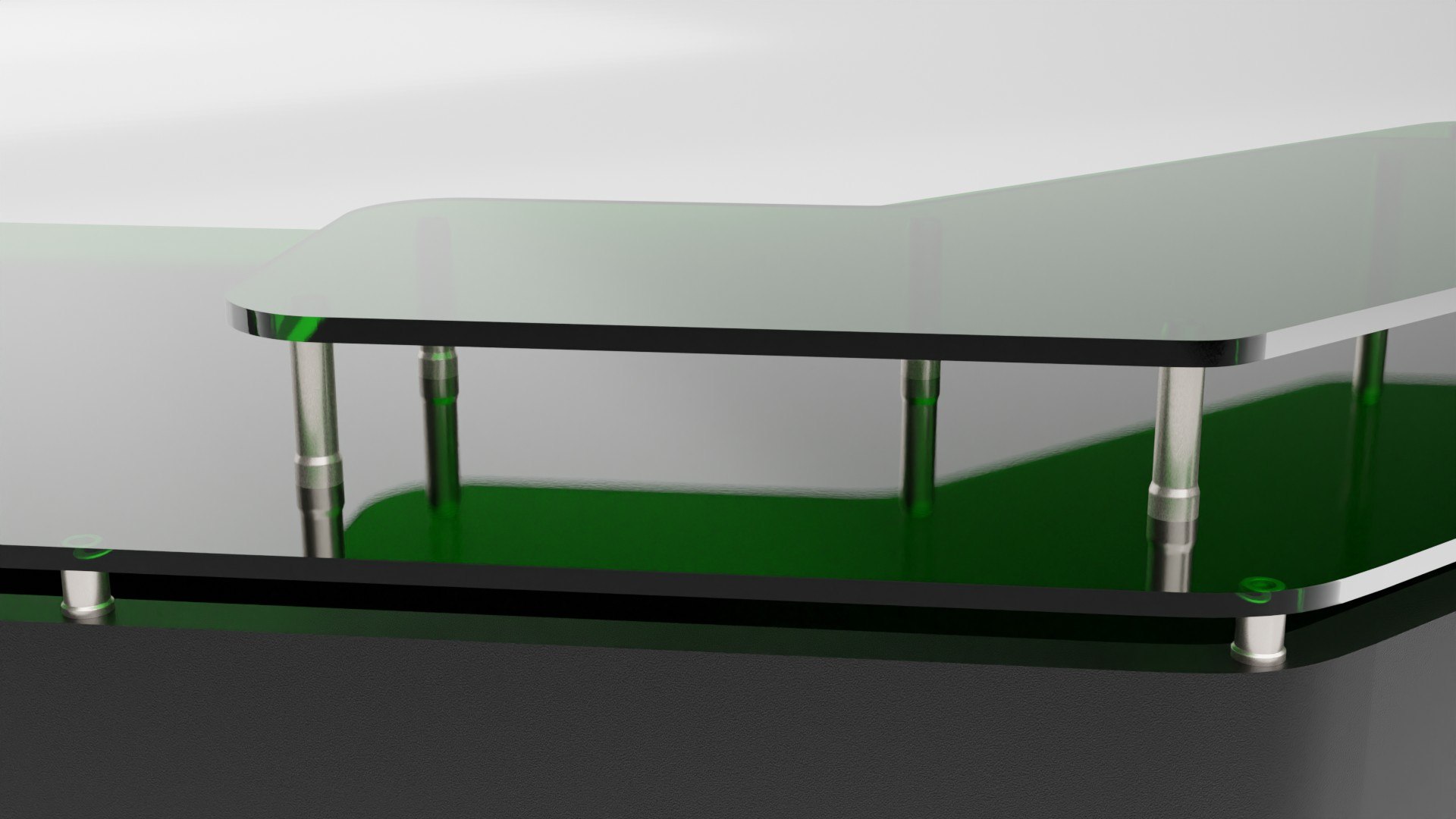 3D Black Table Display Stand Model - TurboSquid 1891189