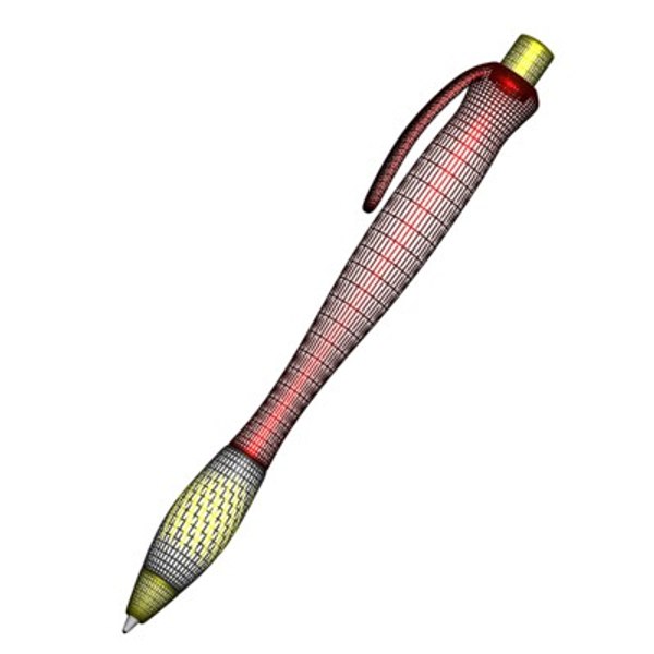 3d model stationery paperclip holder