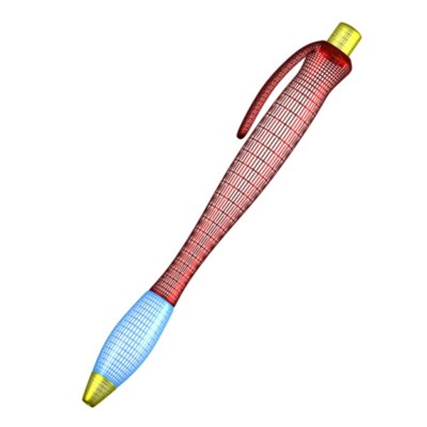 3d model stationery paperclip holder