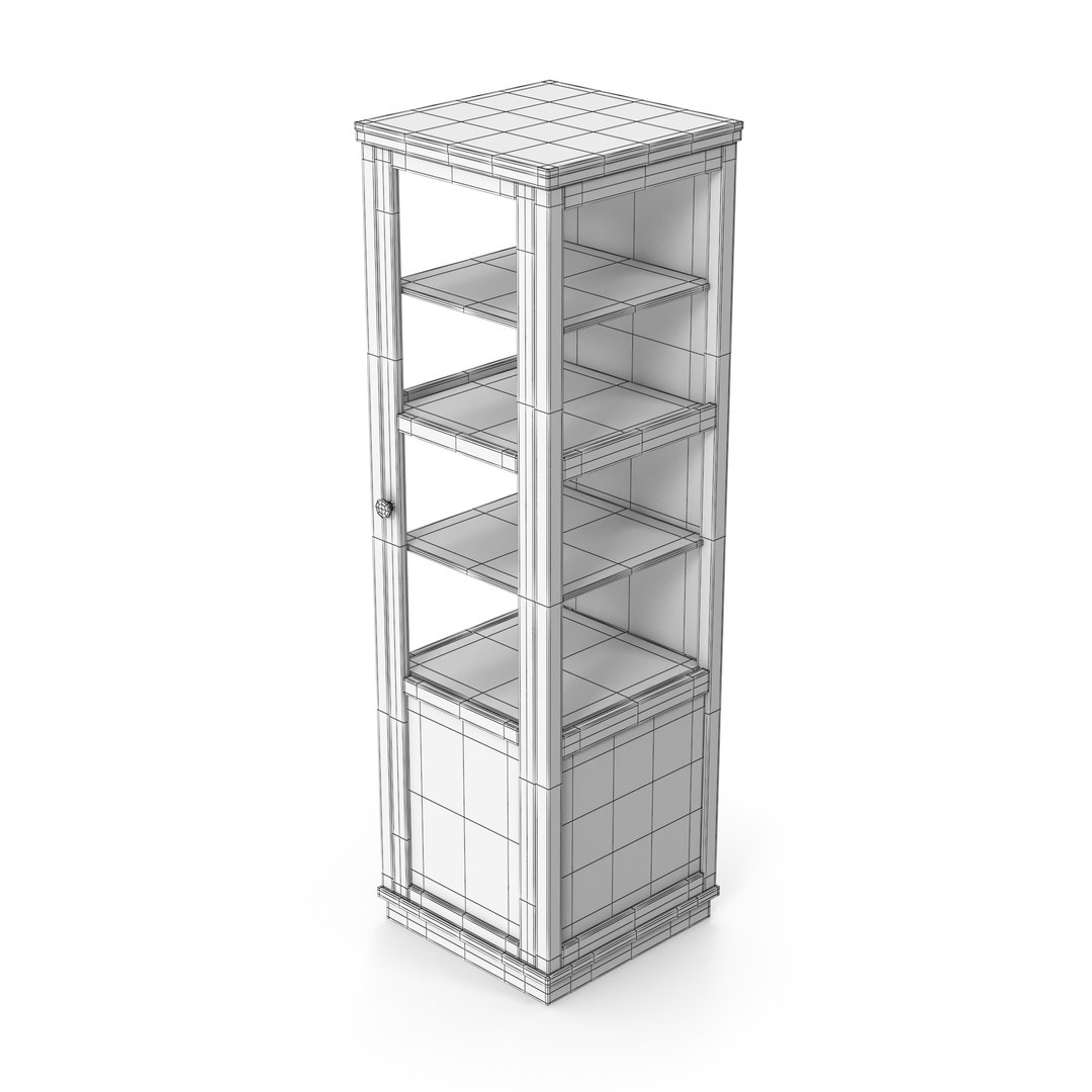 Display Cabinet 3D Model - TurboSquid 2074694