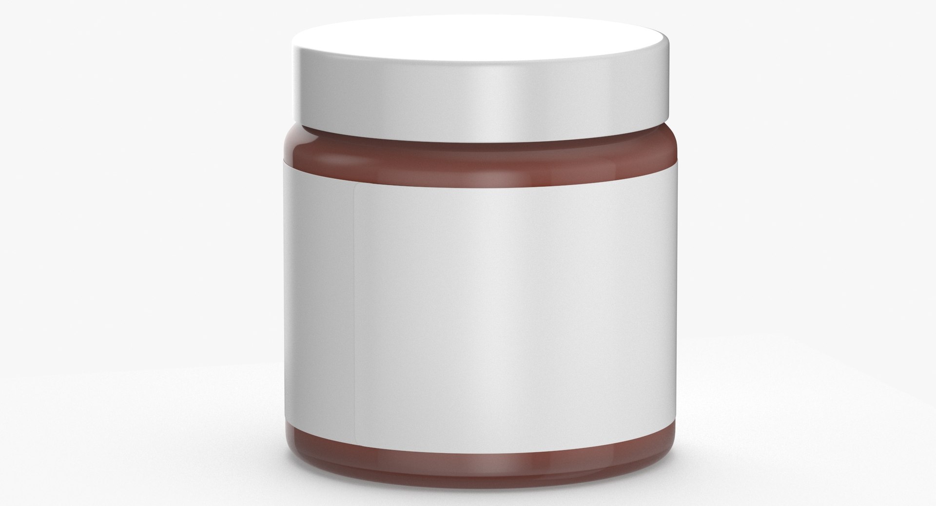 3D Amber Bottle Containers Part 01 Type 01 Blank And Generic Label ...