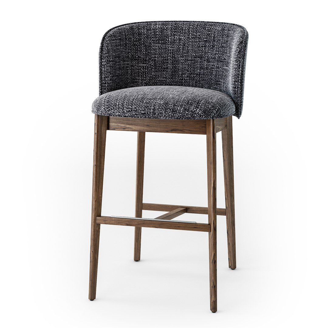 Calligaris Abrey Wood Stool 3D Model - TurboSquid 1788348