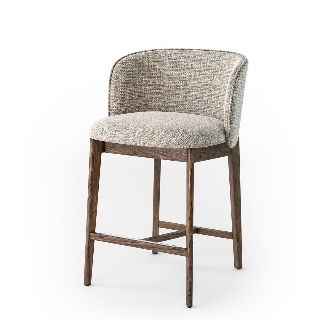 Calligaris Abrey Wood Stool 3D Model - TurboSquid 1788348