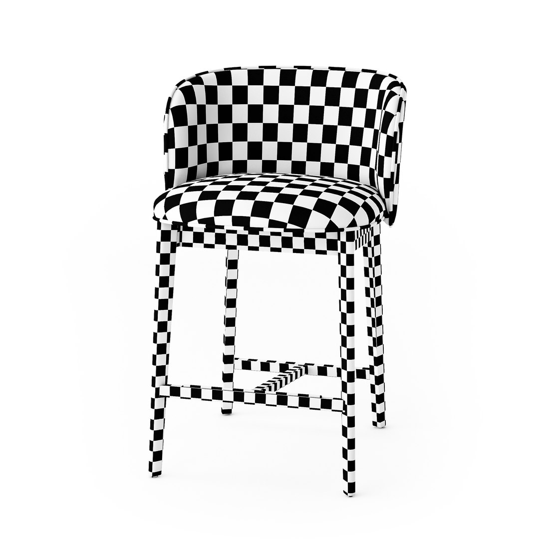 Calligaris Abrey Wood Stool 3D Model - TurboSquid 1788348