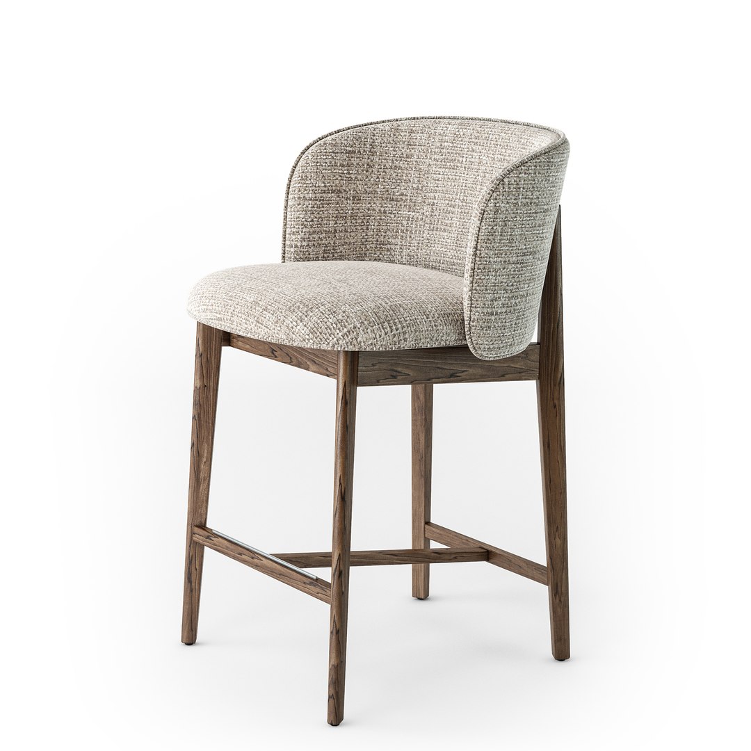 Calligaris Abrey Wood Stool 3D Model - TurboSquid 1788348