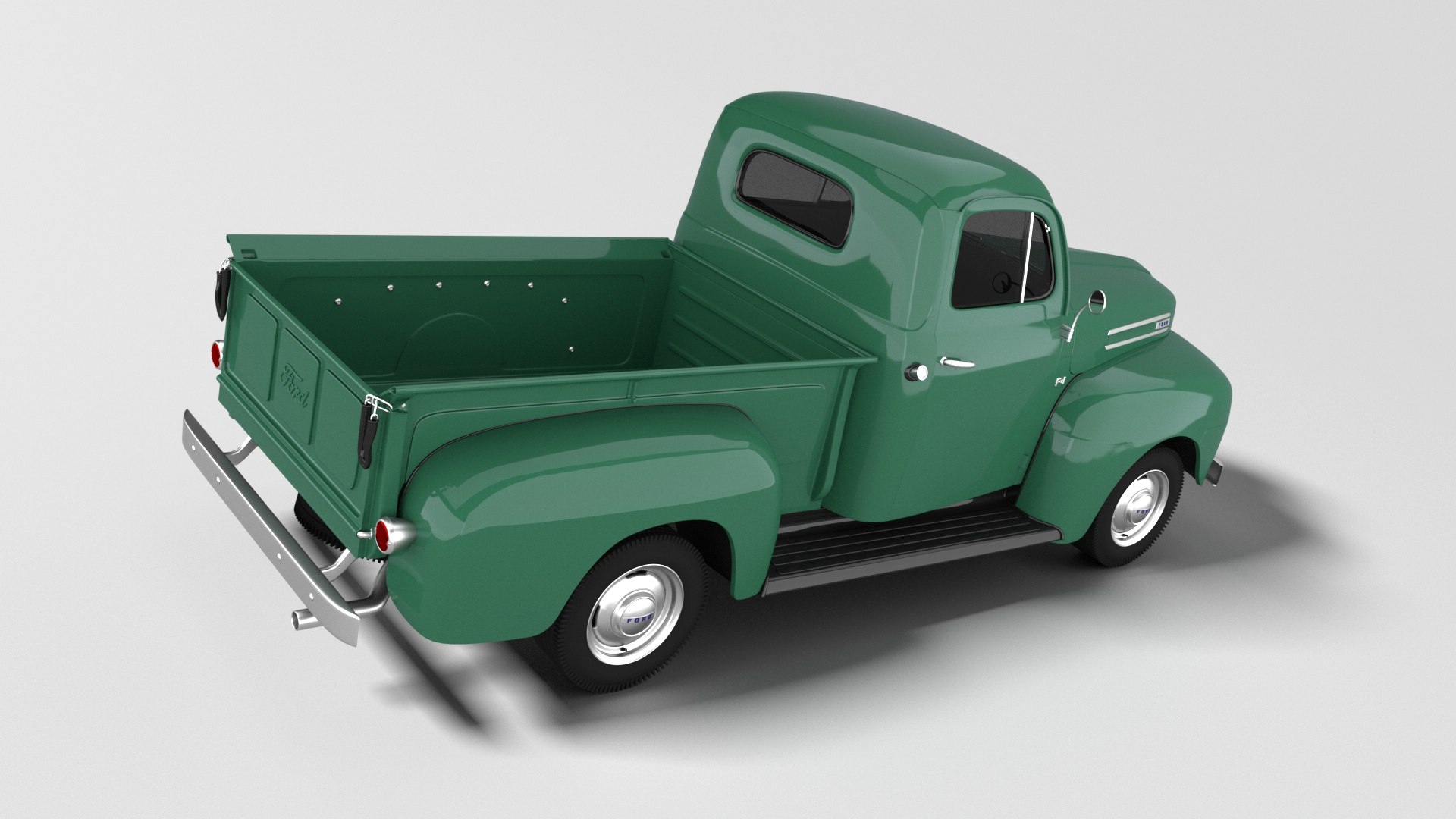 Ford F-1 Pickup 3D Model - TurboSquid 2330795