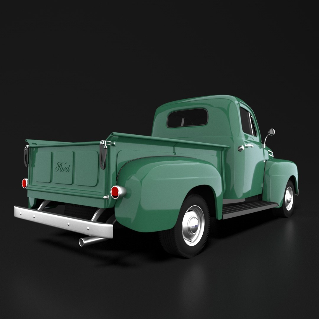 Ford F-1 Pickup 3D Model - TurboSquid 2330795
