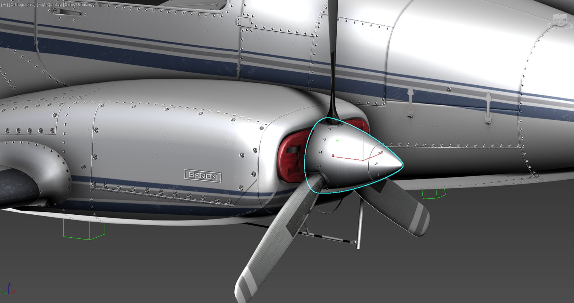 B55 Baron 3D Model - TurboSquid 2289179