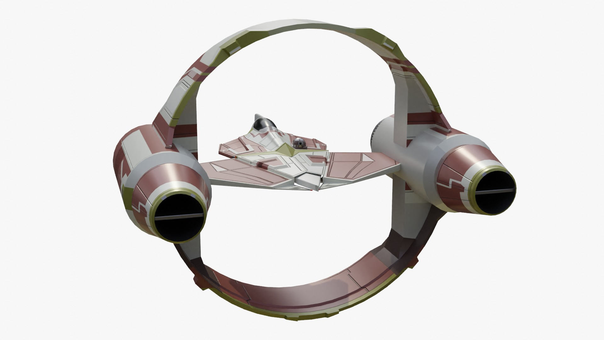 3D Jedi Starfighter model - TurboSquid 1880361