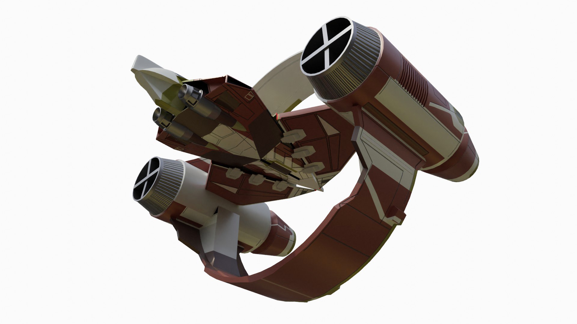 3D Jedi Starfighter model - TurboSquid 1880361