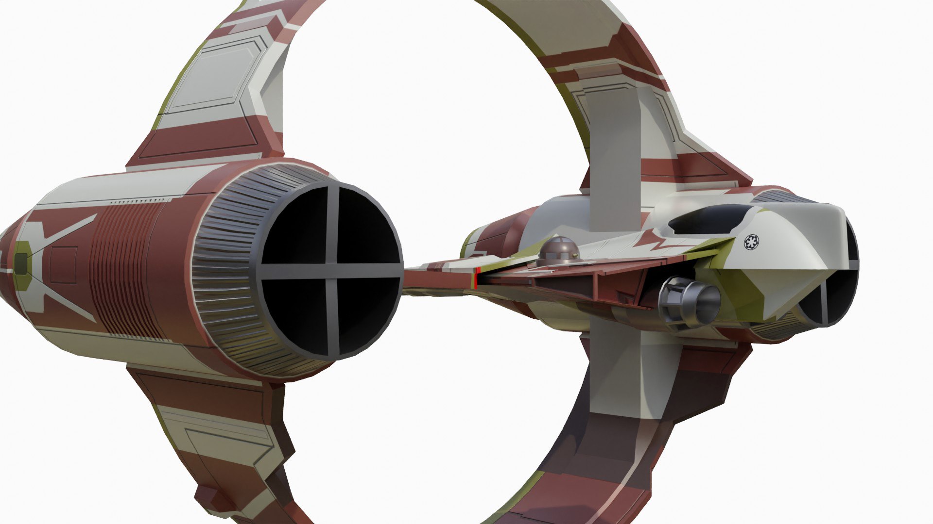 3D Jedi Starfighter model - TurboSquid 1880361