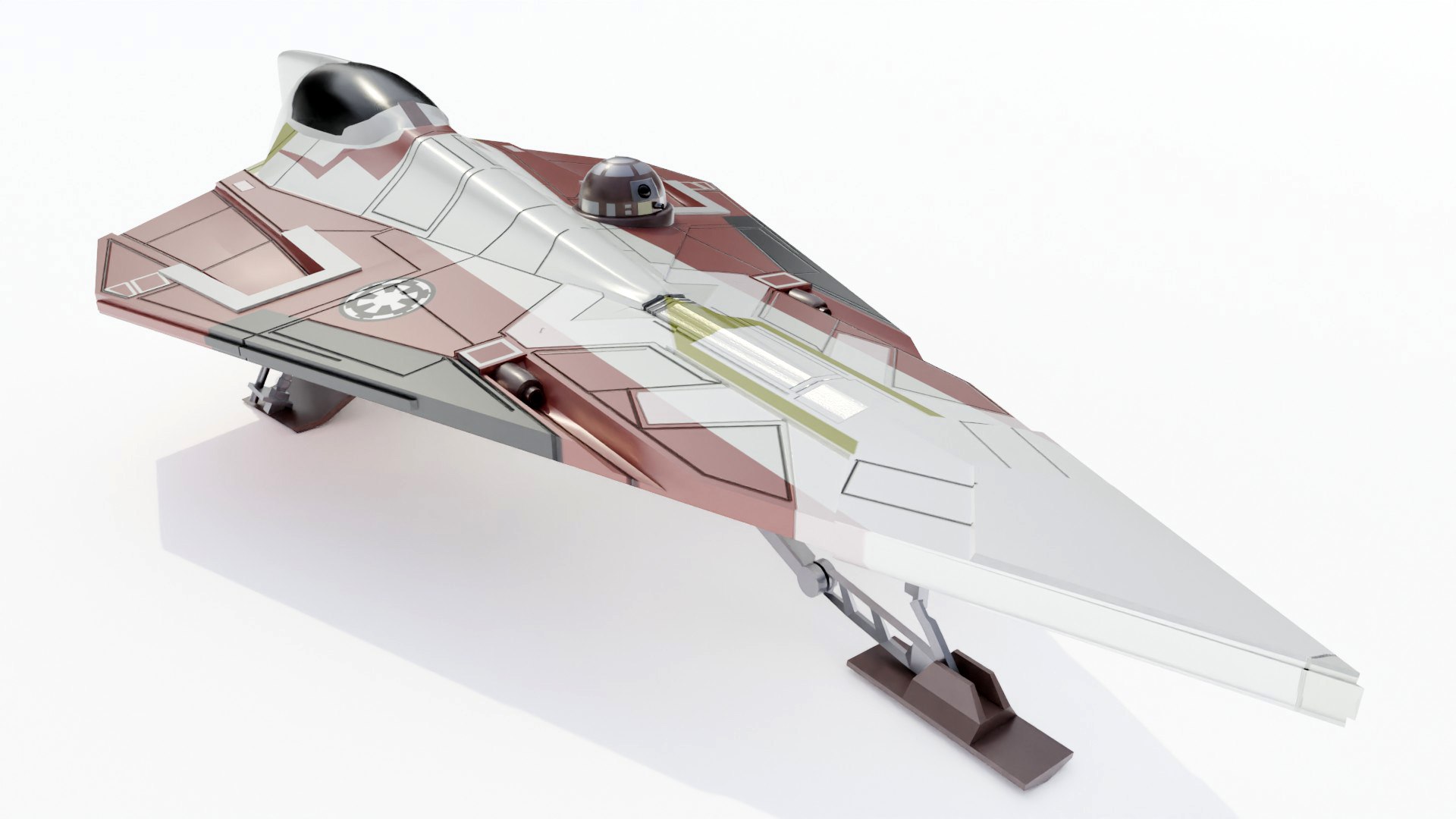 3D Jedi Starfighter model - TurboSquid 1880361