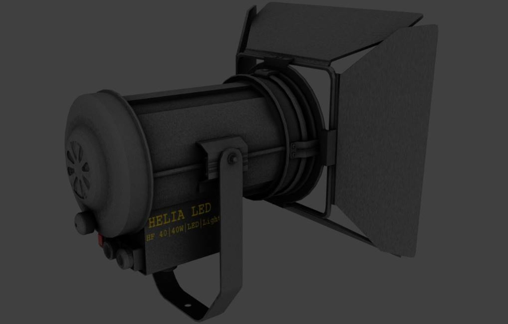 Fresnel Theatre Light Prop 3D Model - TurboSquid 1279448