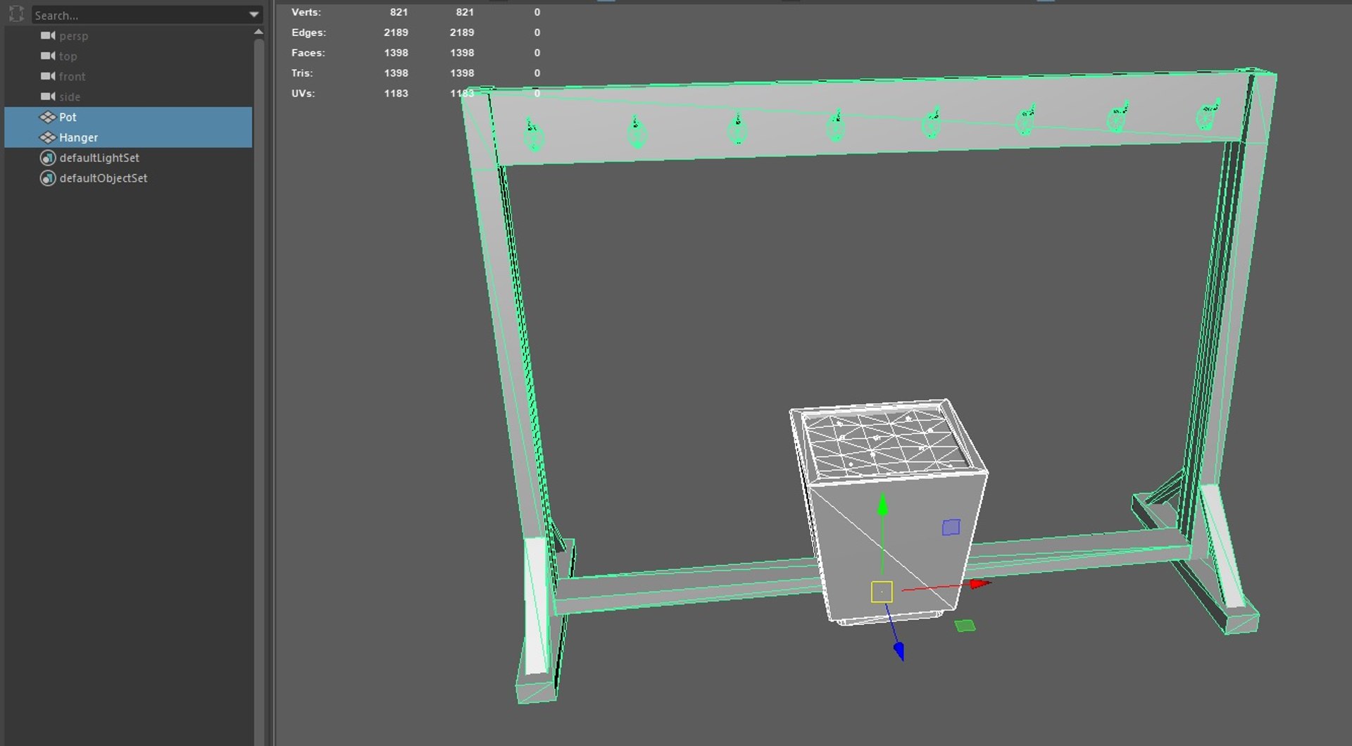 Free hanger pot model - TurboSquid 1460643