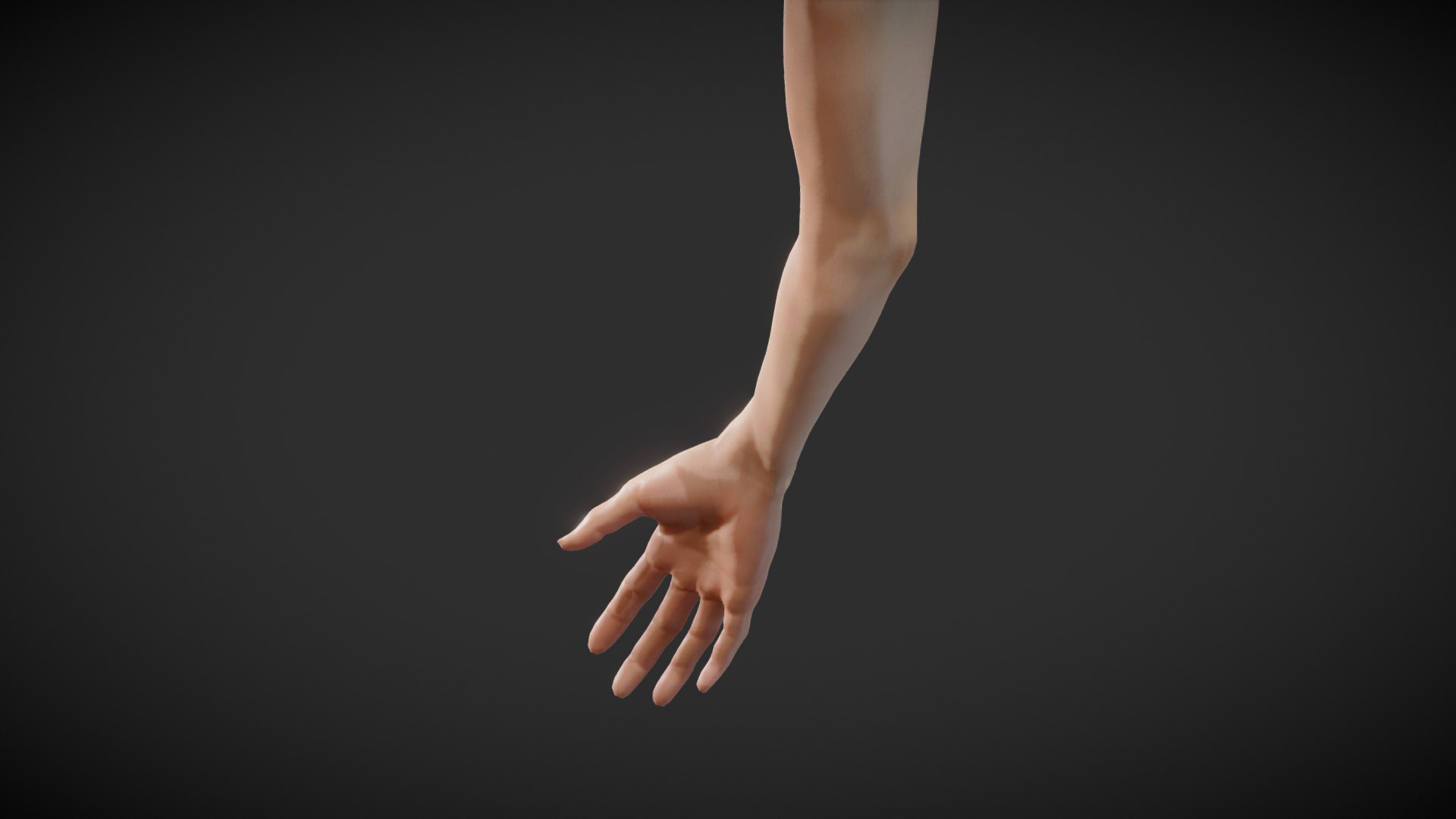 3D Fit Female Anatomy - Arm And Hand Base Mesh Model - TurboSquid 1853882