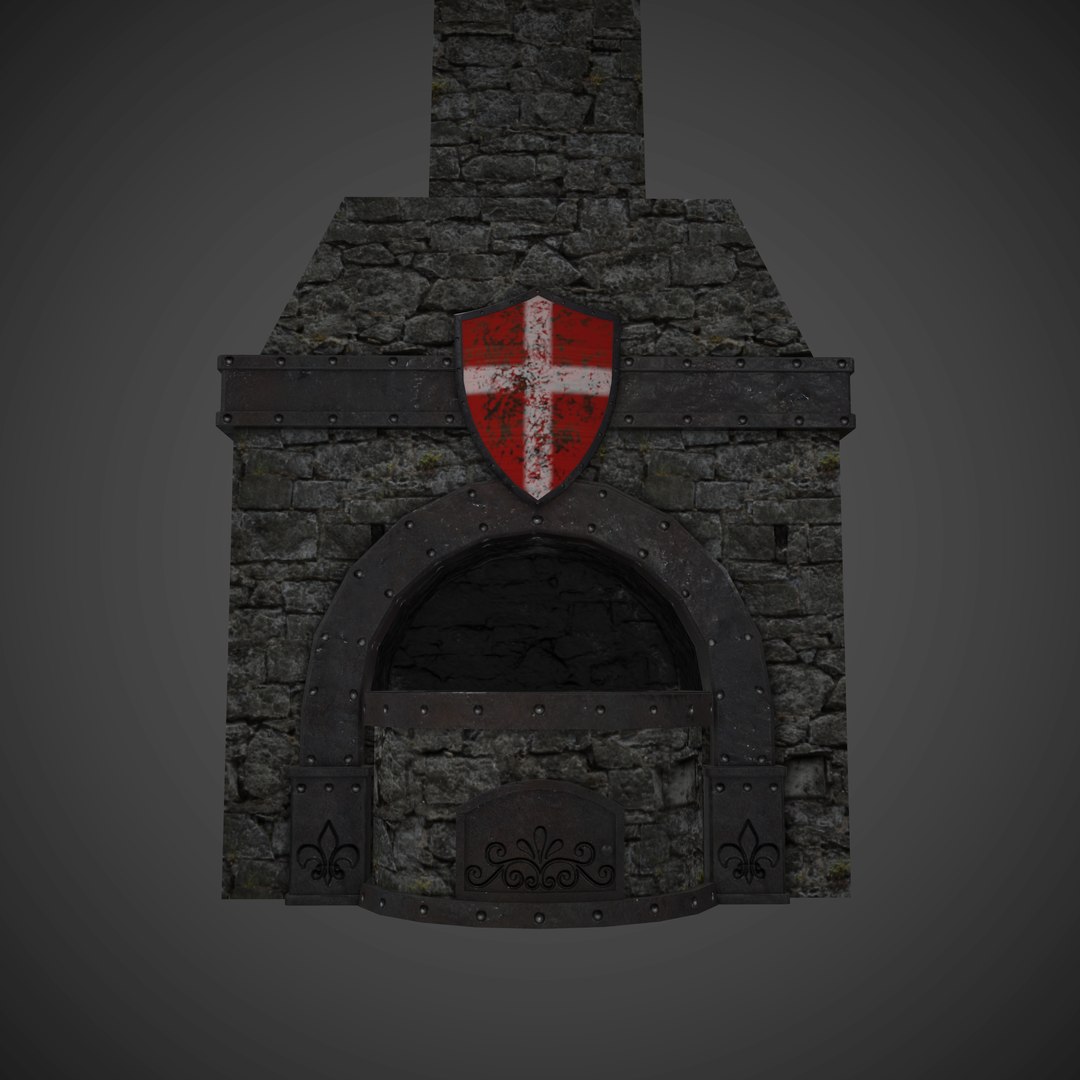 3d model blacksmith smith furnace