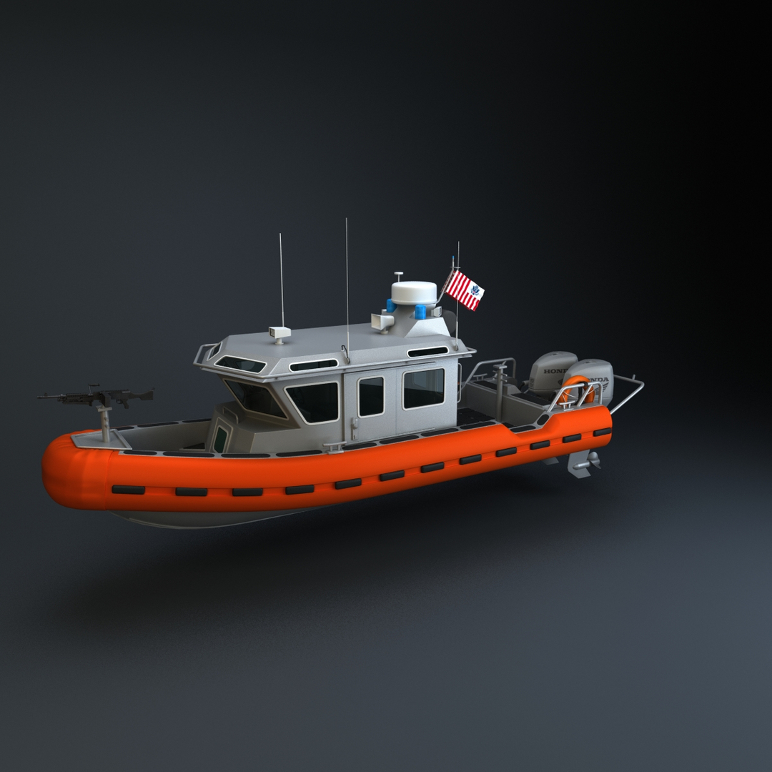 3d Model Defender Coast Guard Rb-s