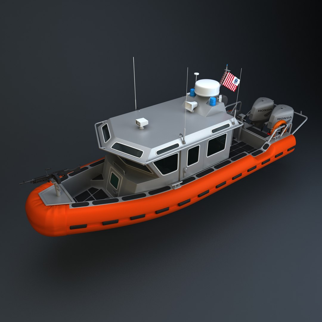 3d Model Defender Coast Guard Rb-s