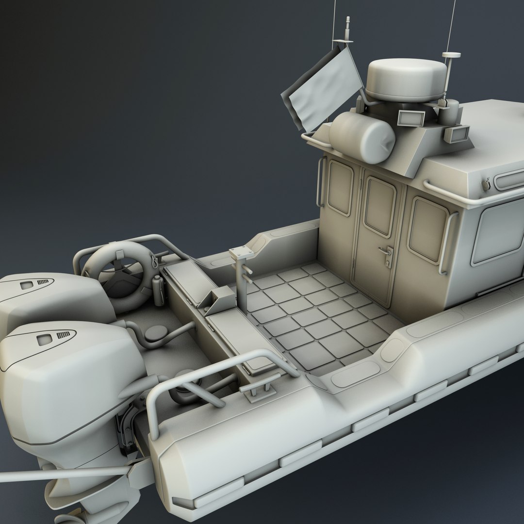 3d Model Defender Coast Guard Rb-s
