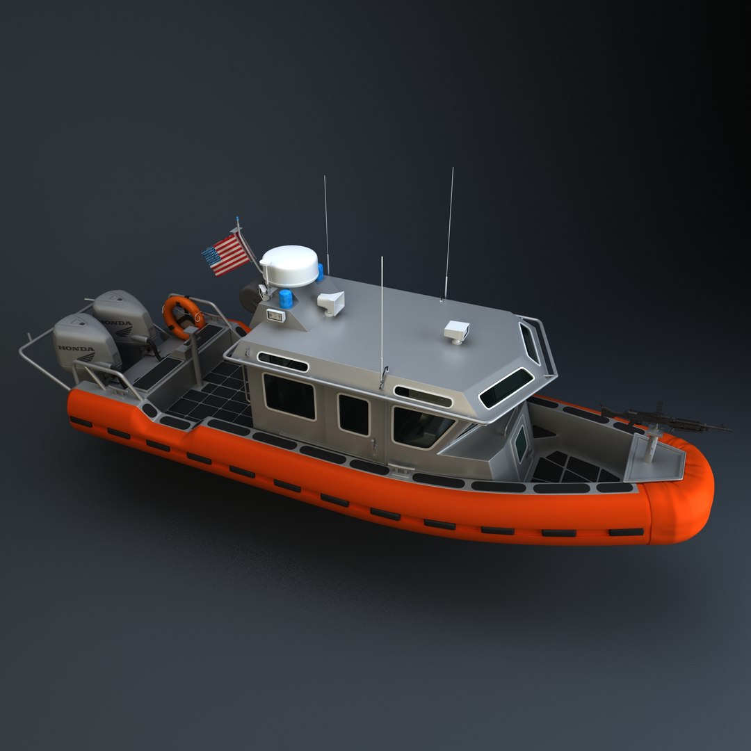 3d Model Defender Coast Guard Rb-s