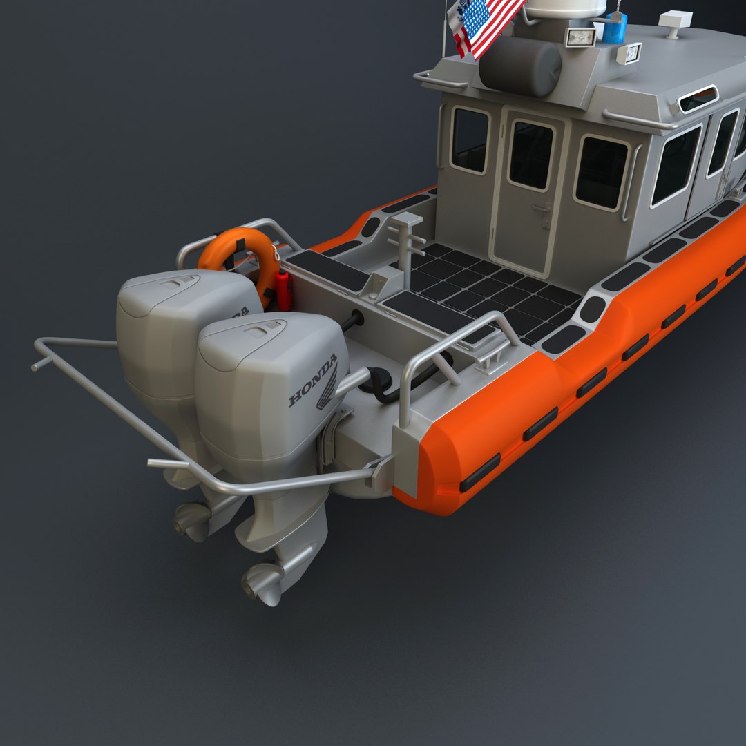 3d Model Defender Coast Guard Rb-s