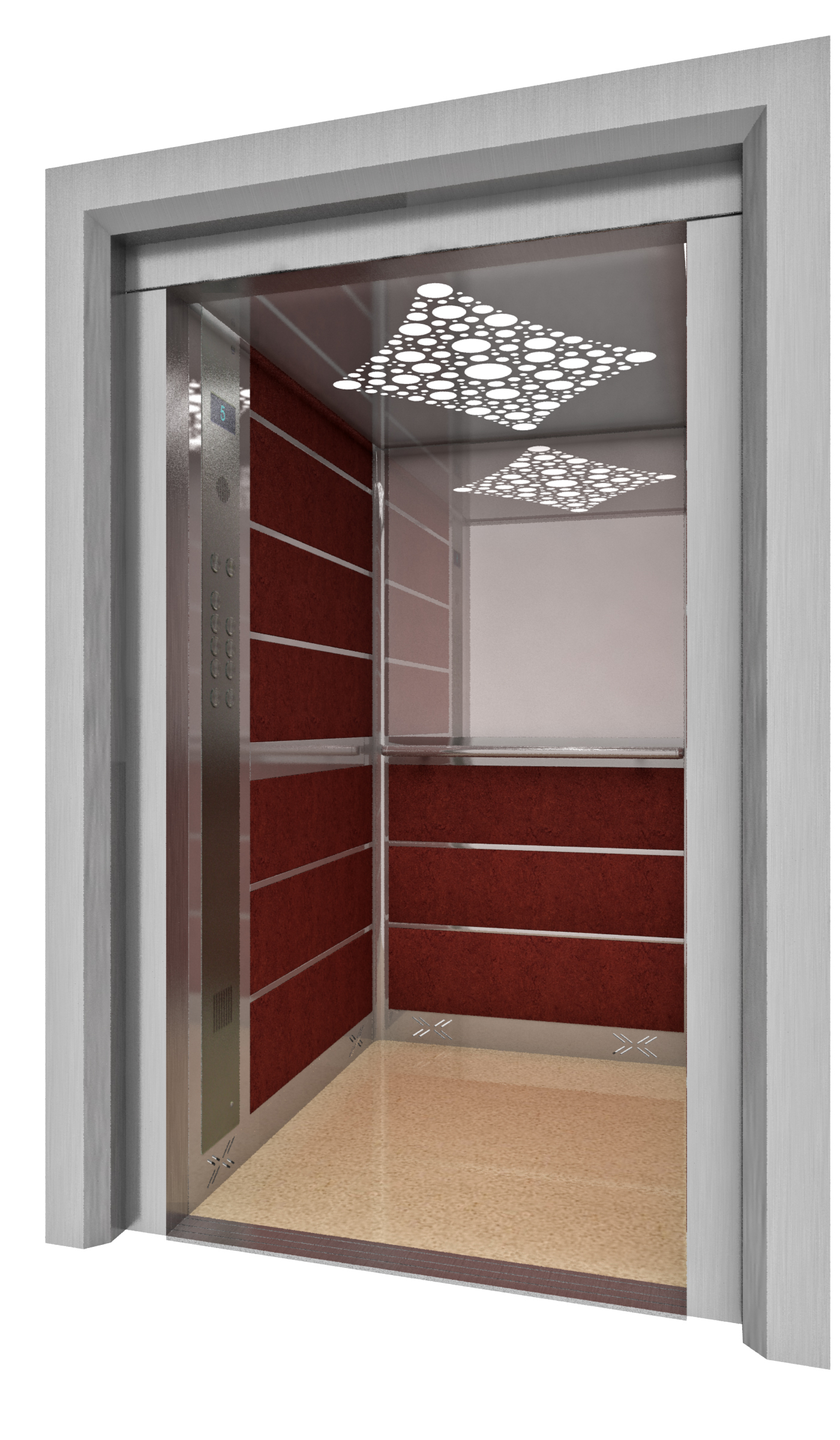 3d elevator cabin