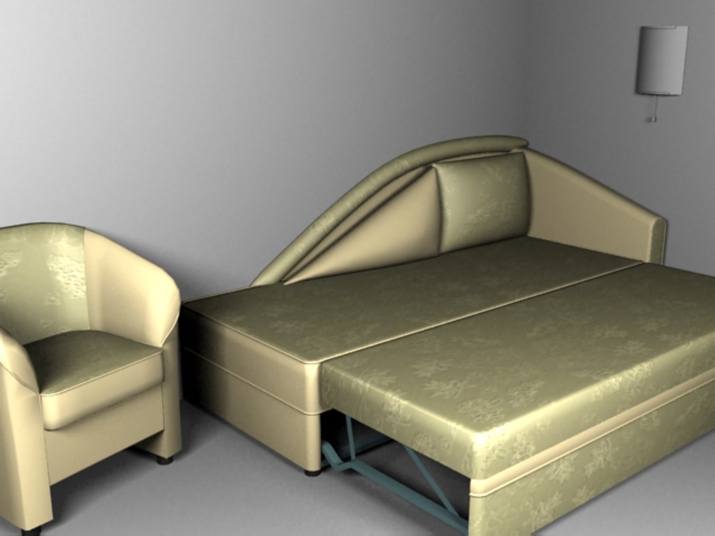 Furniture Sofa-bed 3d Model