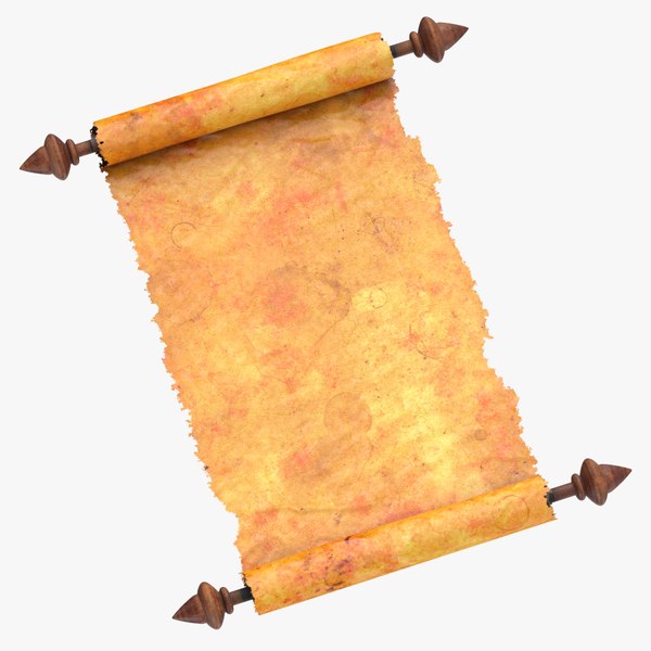 Scroll open 01 3D model - TurboSquid 1565792
