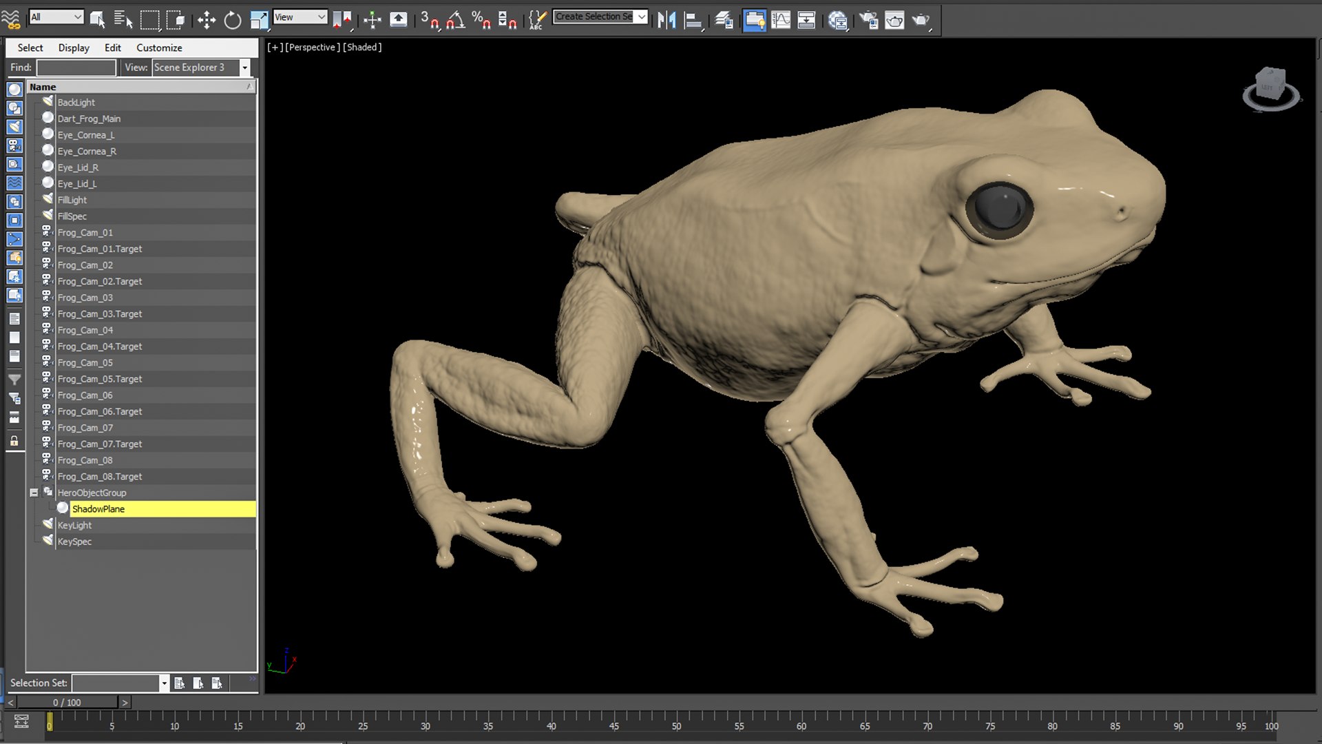 Golden Poison Dart Frog 3D Model - TurboSquid 2020918