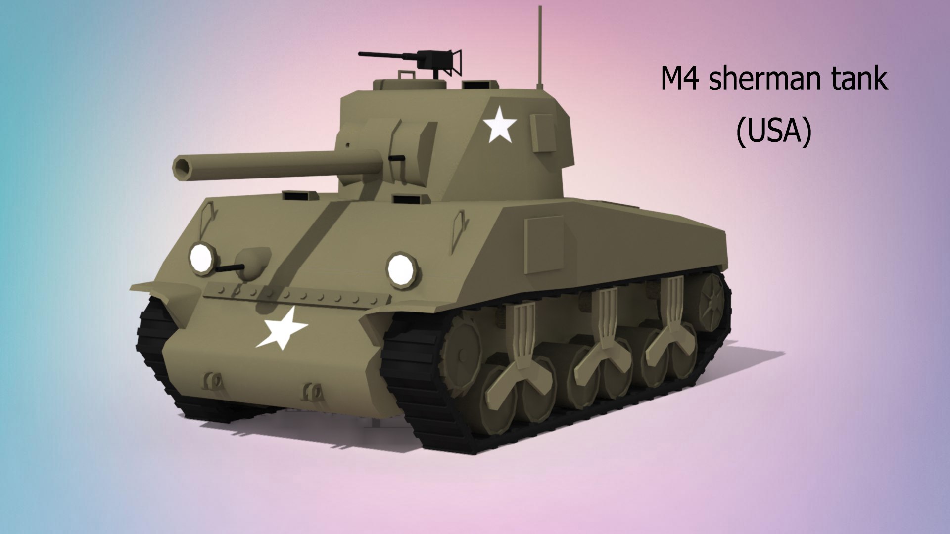 WW2 Cartoon Tank PACK1 3D - TurboSquid 1955255