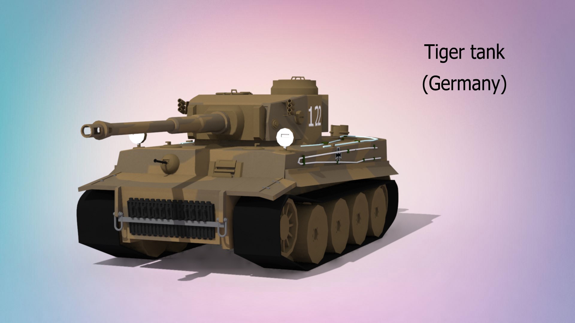 WW2 Cartoon Tank PACK1 3D - TurboSquid 1955255