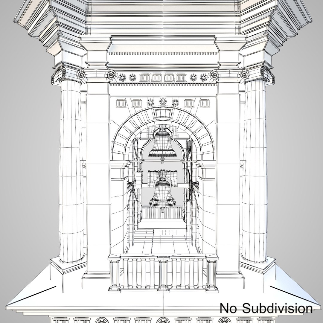 3d Bell Tower Model