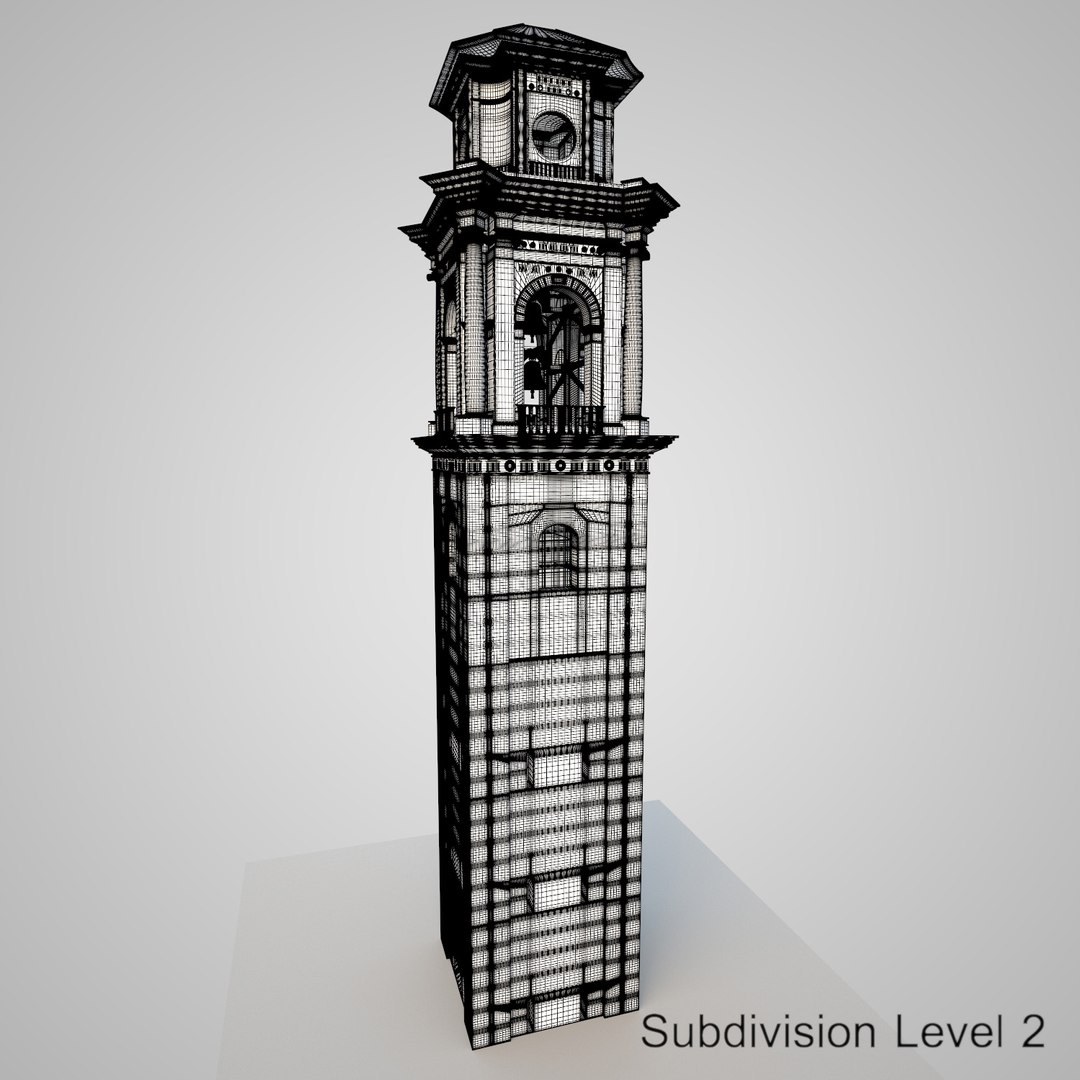 3d bell tower model