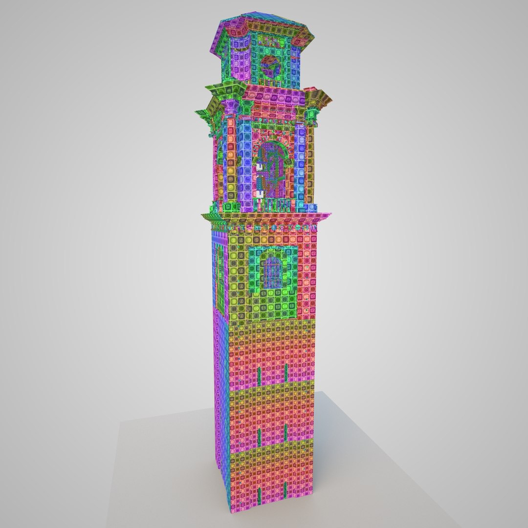 3d Bell Tower Model