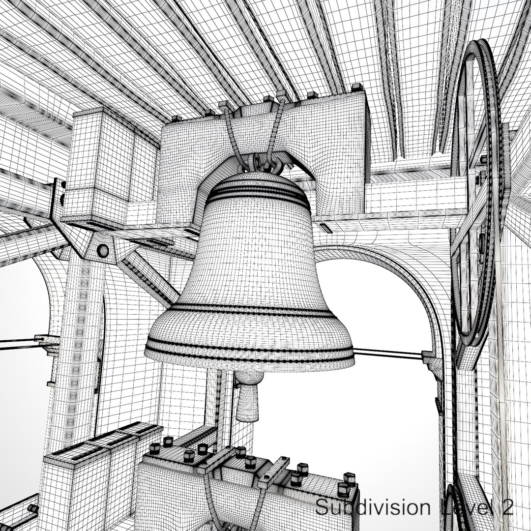 3d bell tower model
