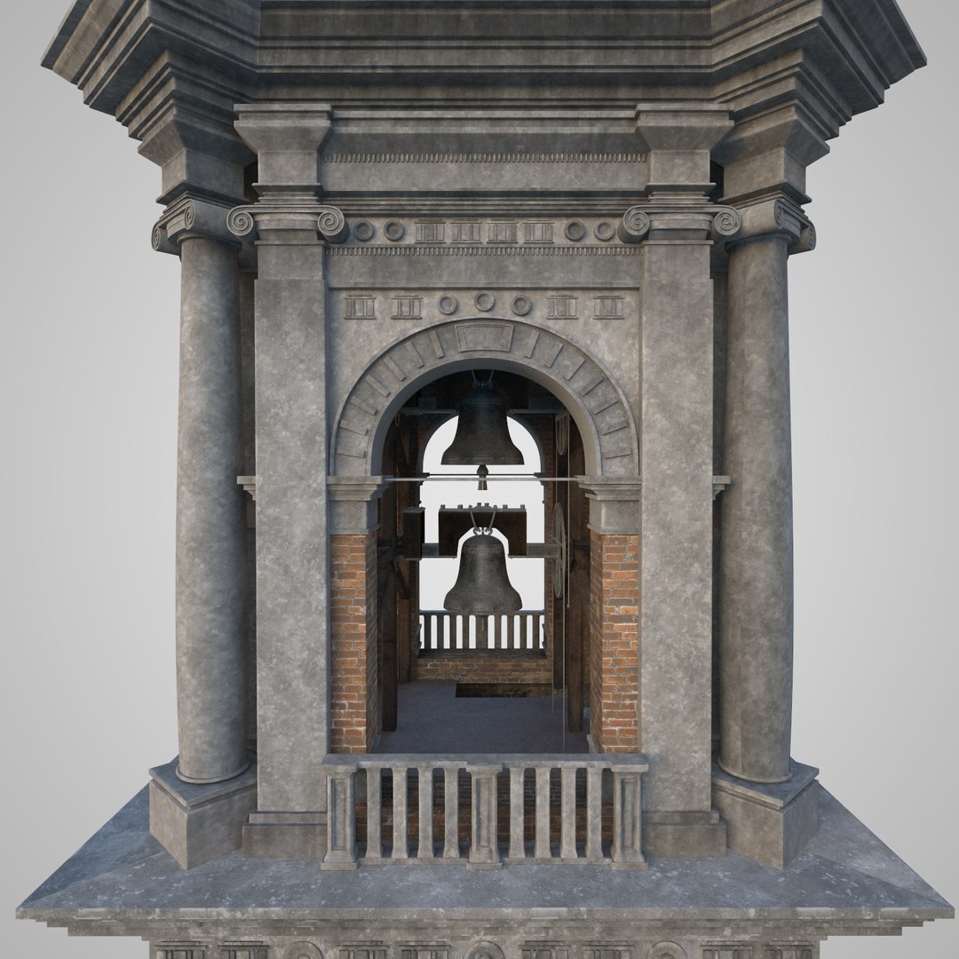 3d Bell Tower Model