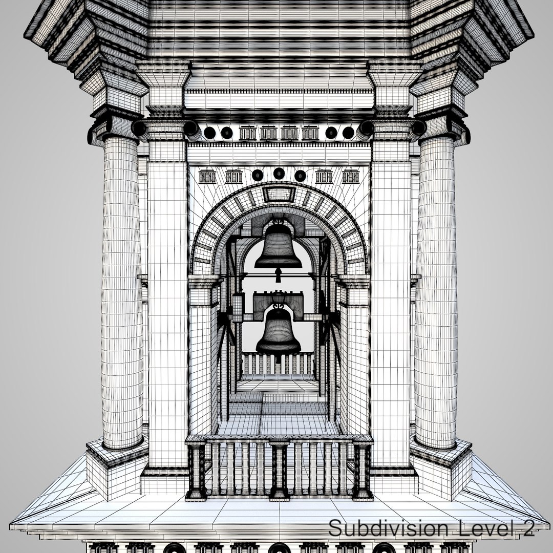 3d bell tower model