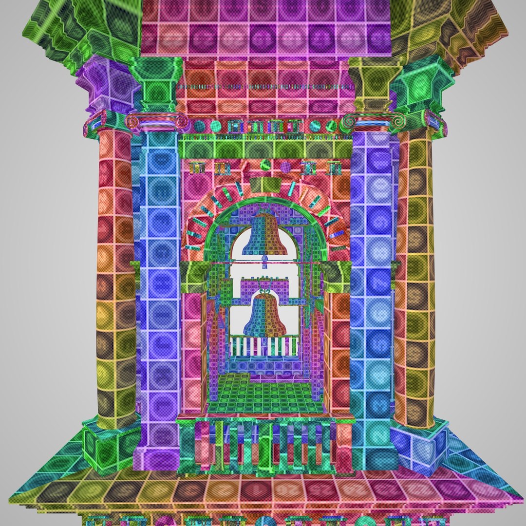 3d Bell Tower Model