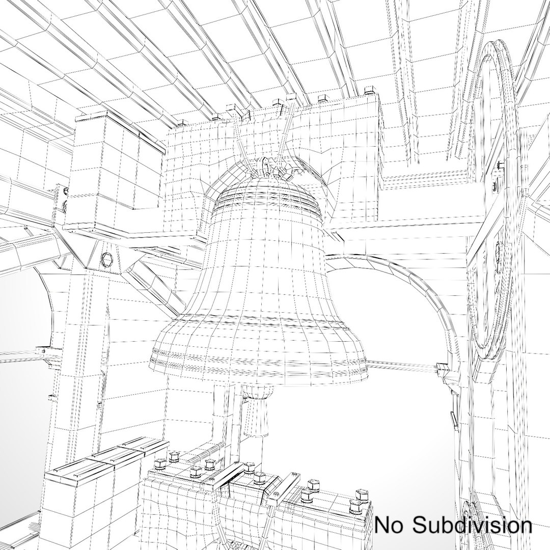 3d Bell Tower Model