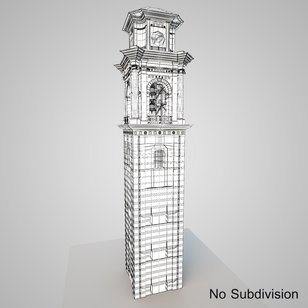 3d Bell Tower Model