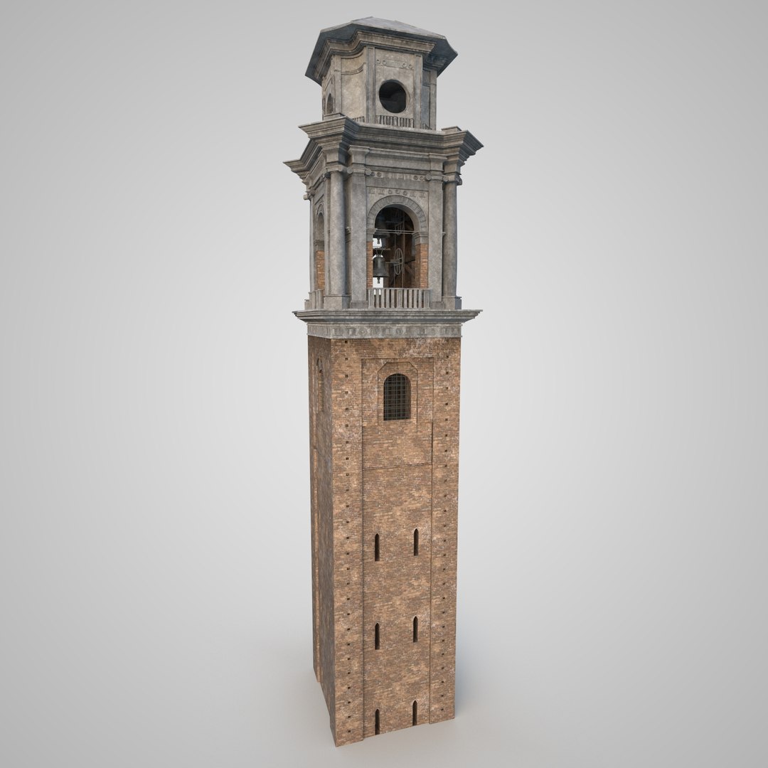 3d Bell Tower Model