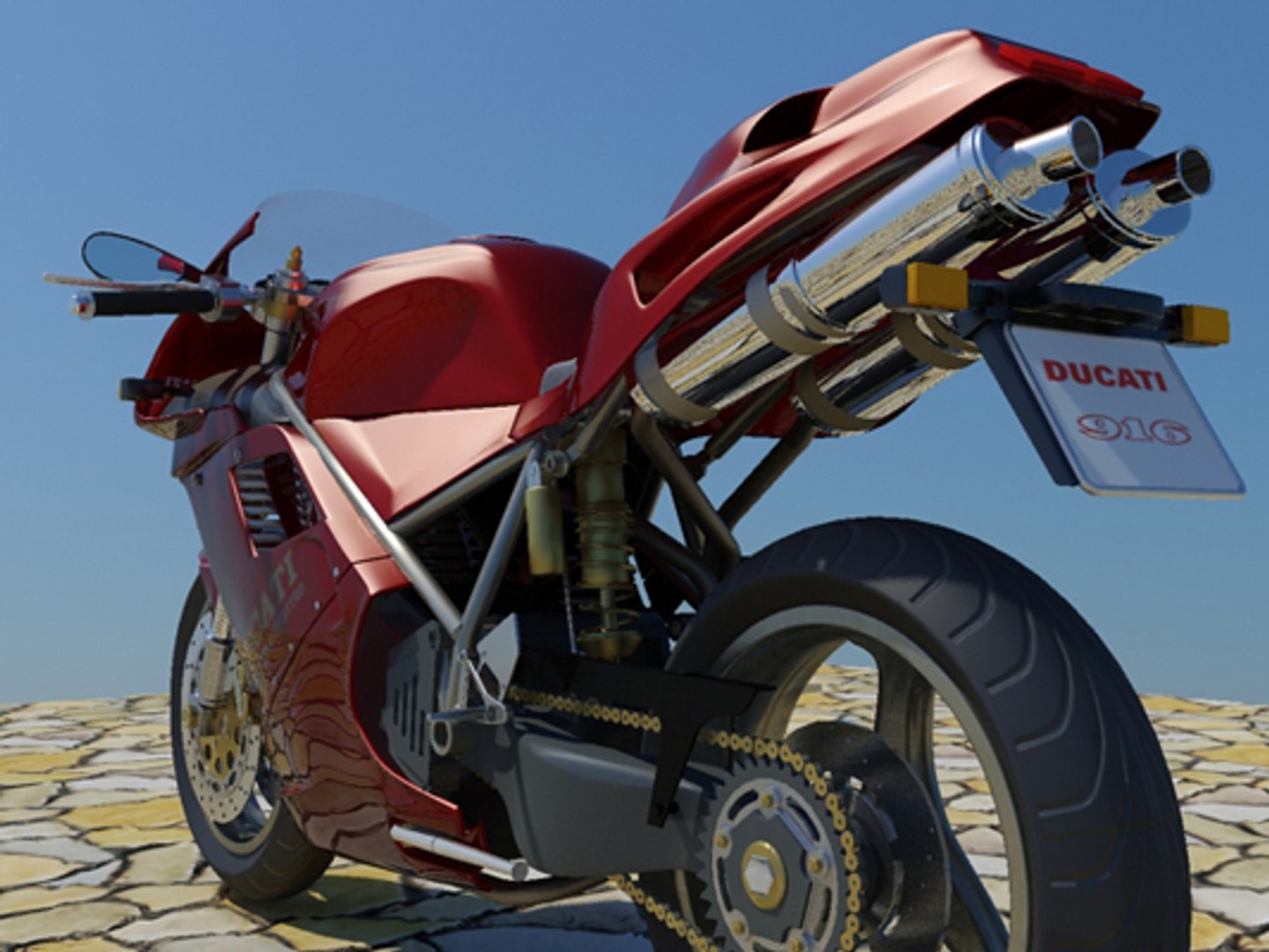 Ducati 916 3d Model