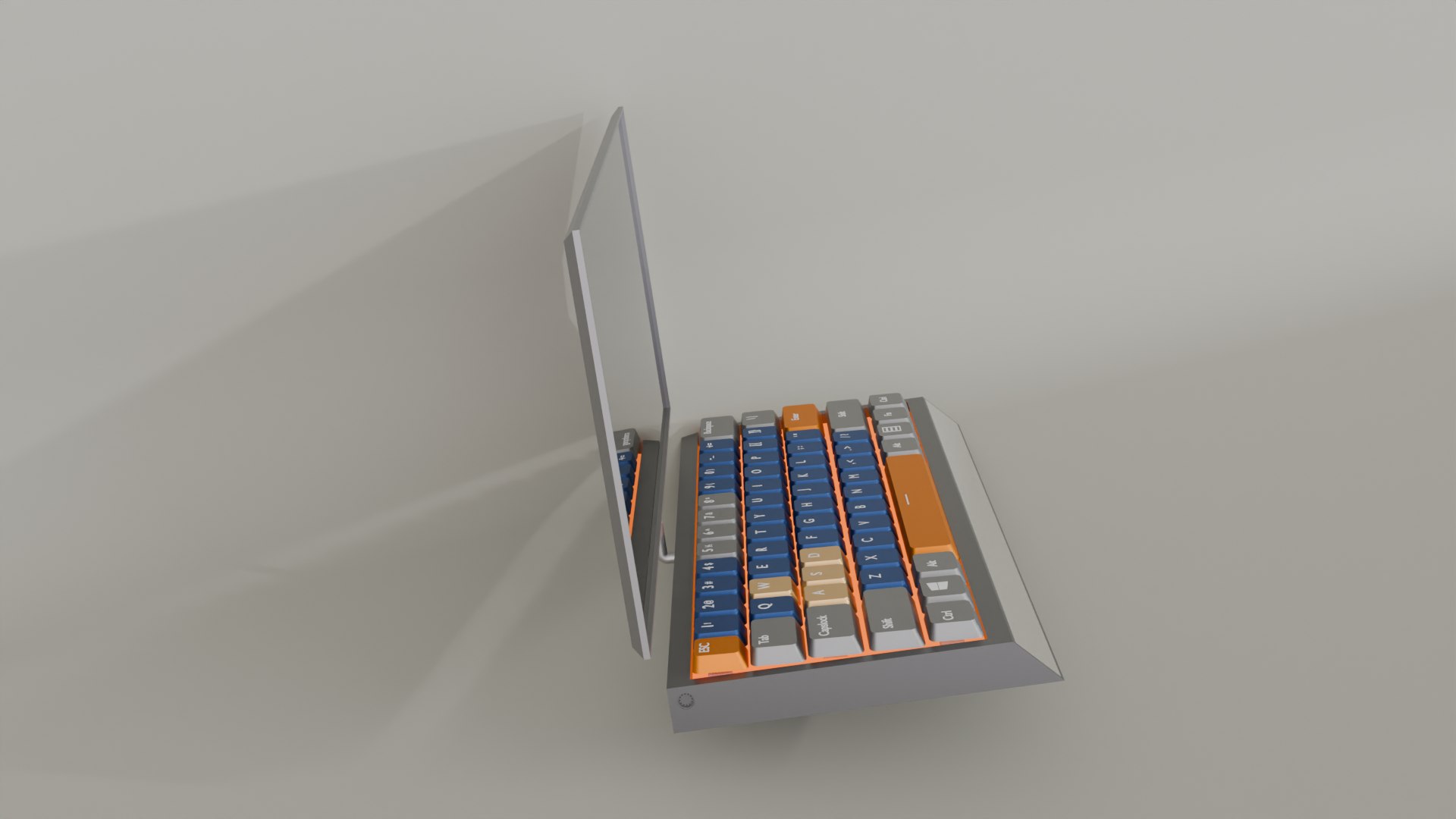 3D Mechanical Keyboard Monitor - TurboSquid 2255957