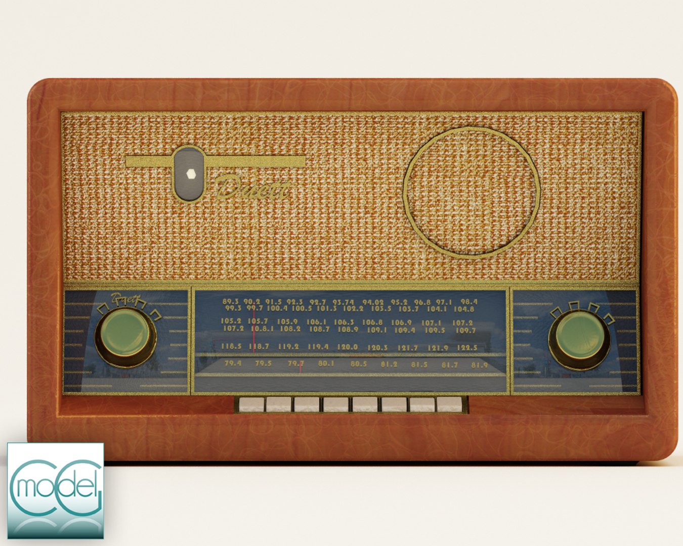 3d model radio