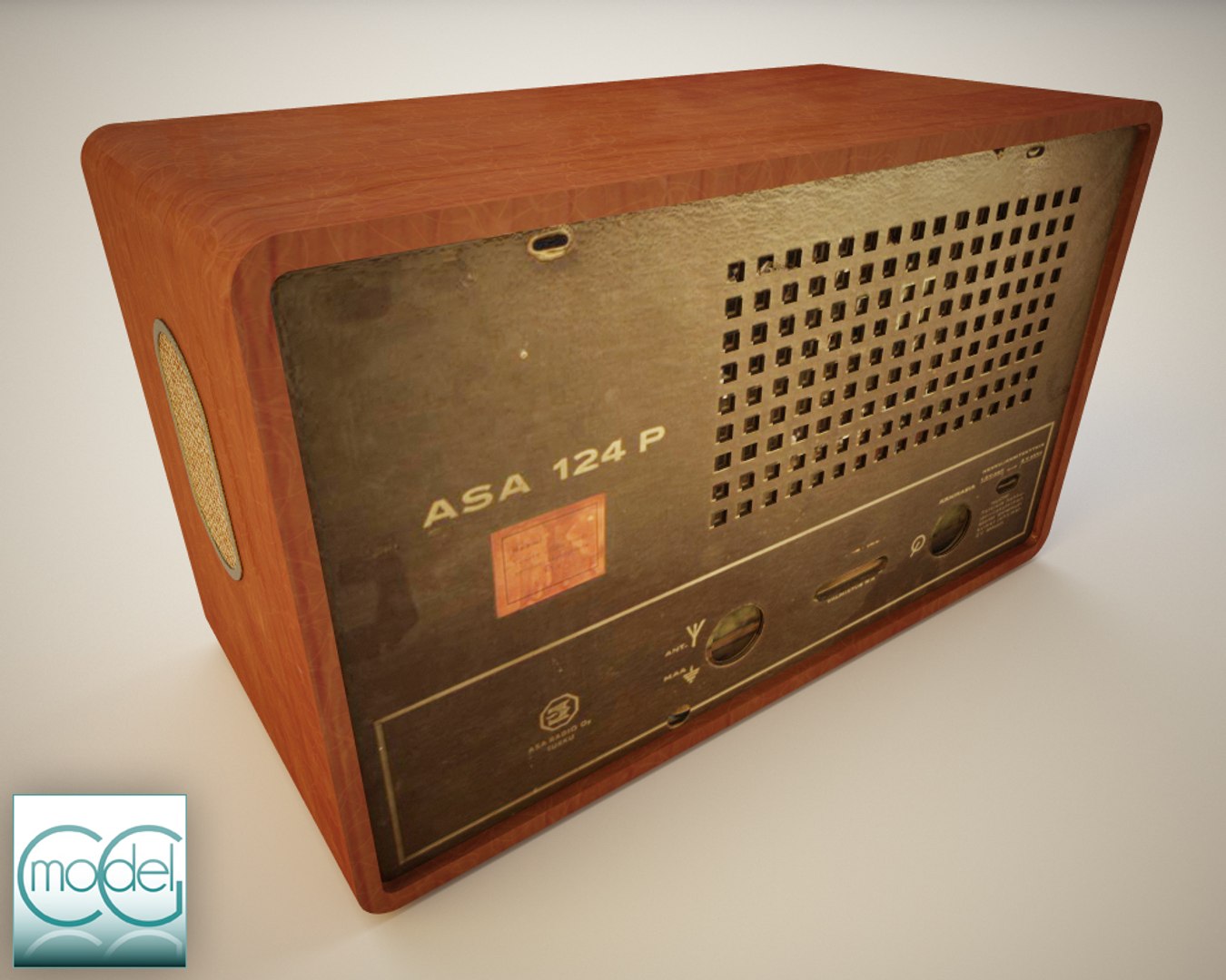 3d model radio