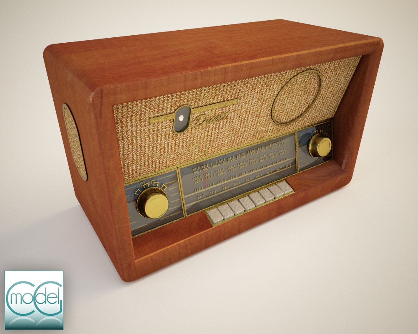 3d model radio