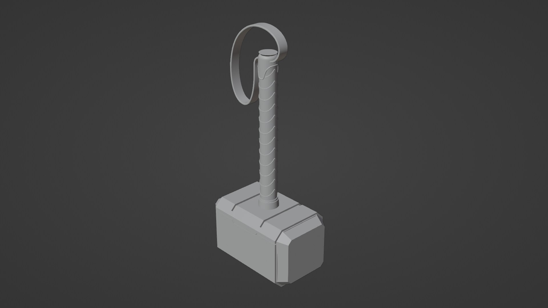 3D Thor Hammer Model - TurboSquid 2204021