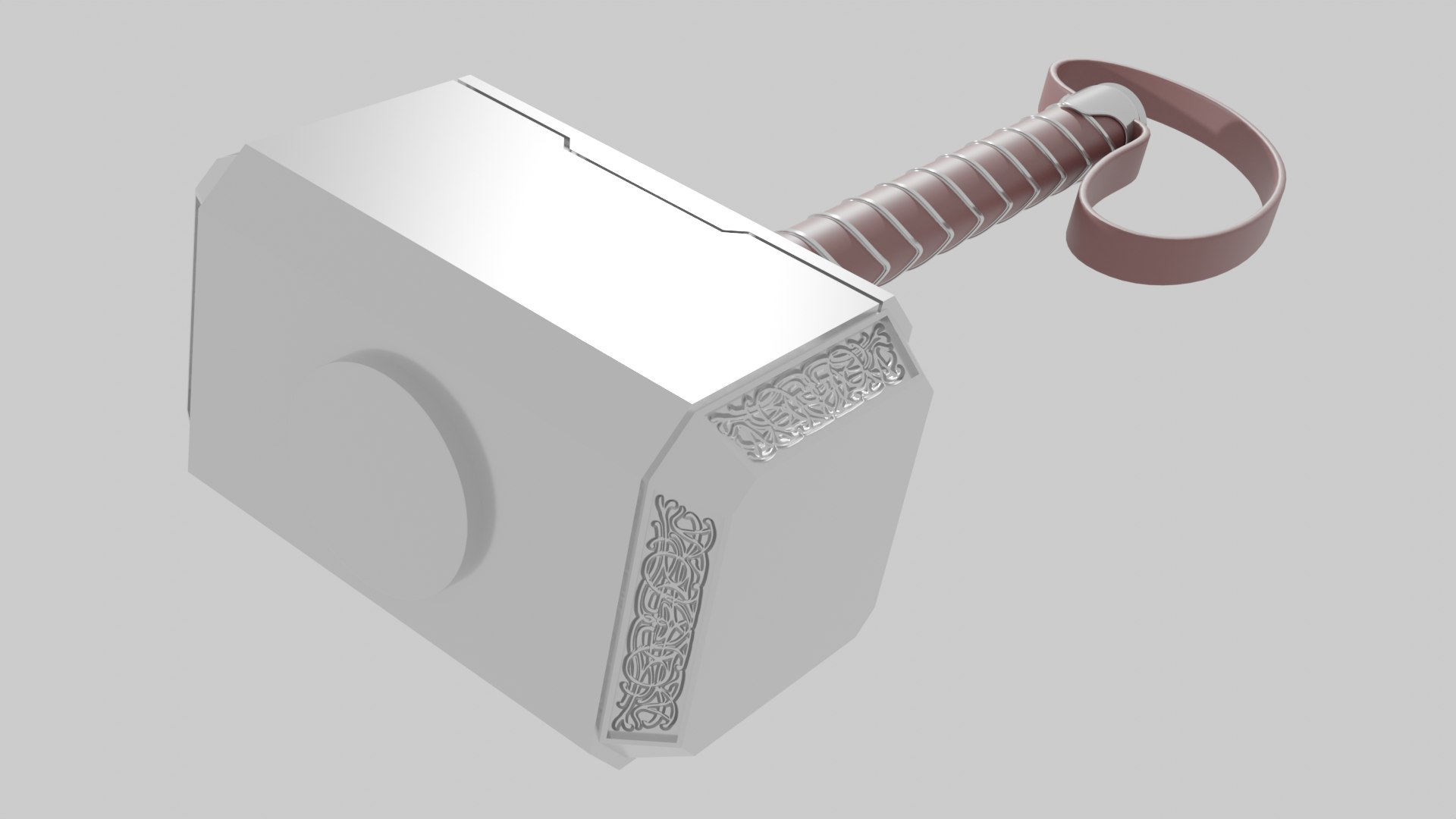 3D Thor Hammer Model - TurboSquid 2204021