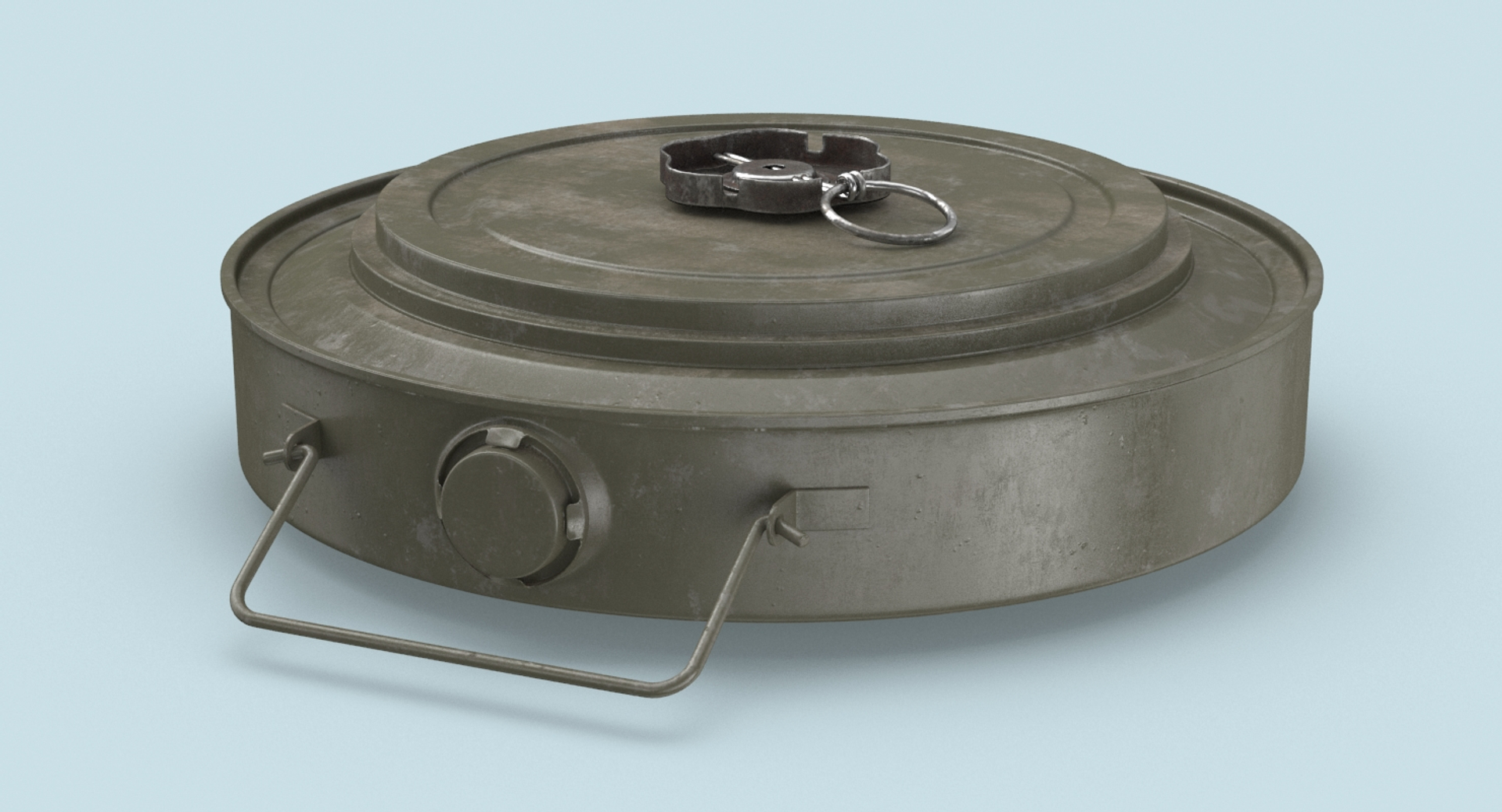 3D anti-tank-mine model - TurboSquid 1164420